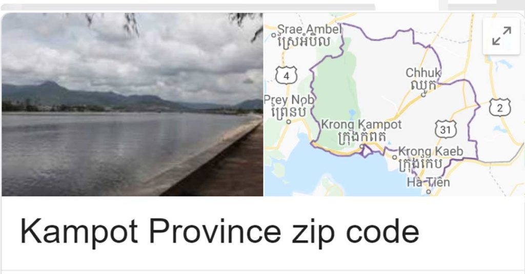 Kampot Province postal code - Kampot zip code - Angkor Nation